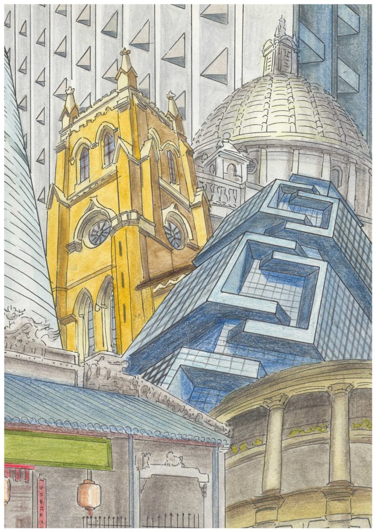 “Charisma of the Central and Western District” Postcard Design ...